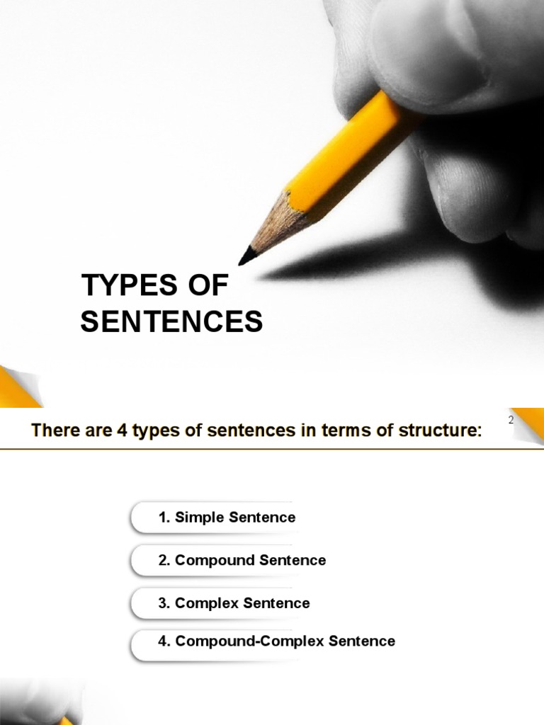 4 Sentence Types | PDF