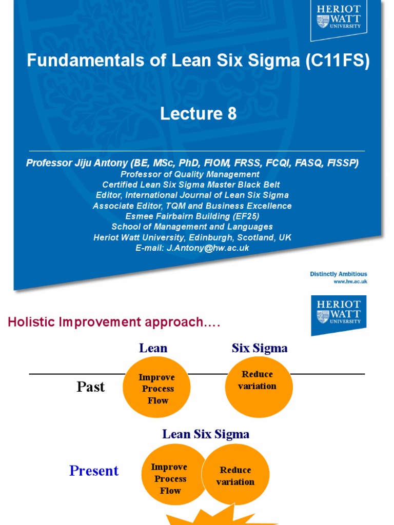 Introduction To Lean Six Sigma and Six Sigma Metrics | Download Free ...