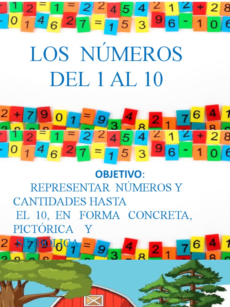 Números Del 1 Al 10 Animales | PDF