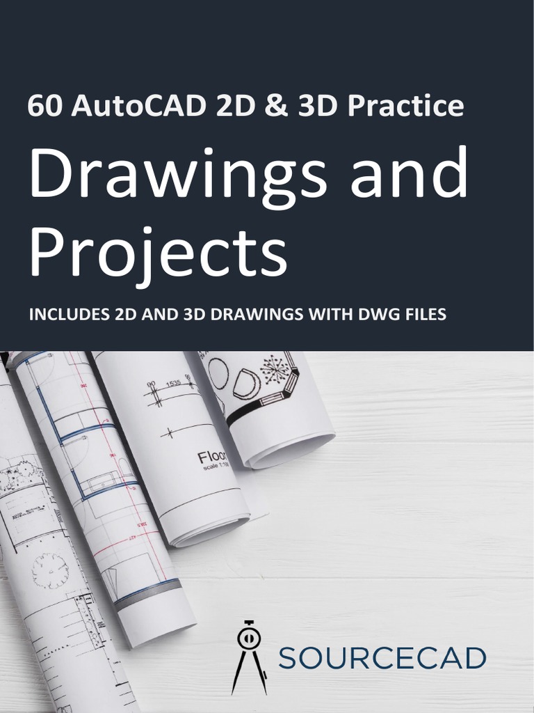 60 Autocad 2d 3d Practice Pdf