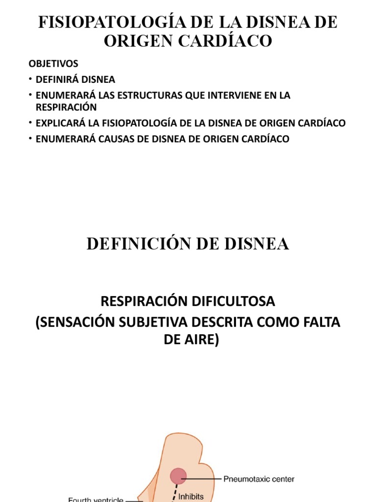 Fisiopatología de la Disnea Cardíaca | PDF