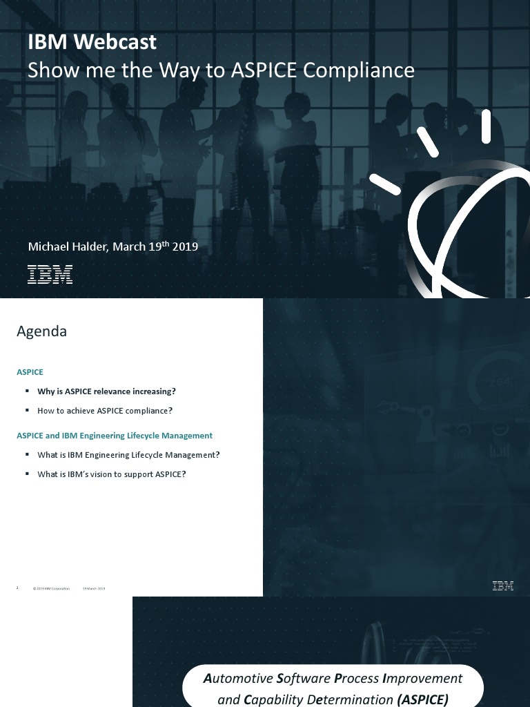 IBM ASPICE Compliance | PDF | Product Lifecycle | Verification And ...