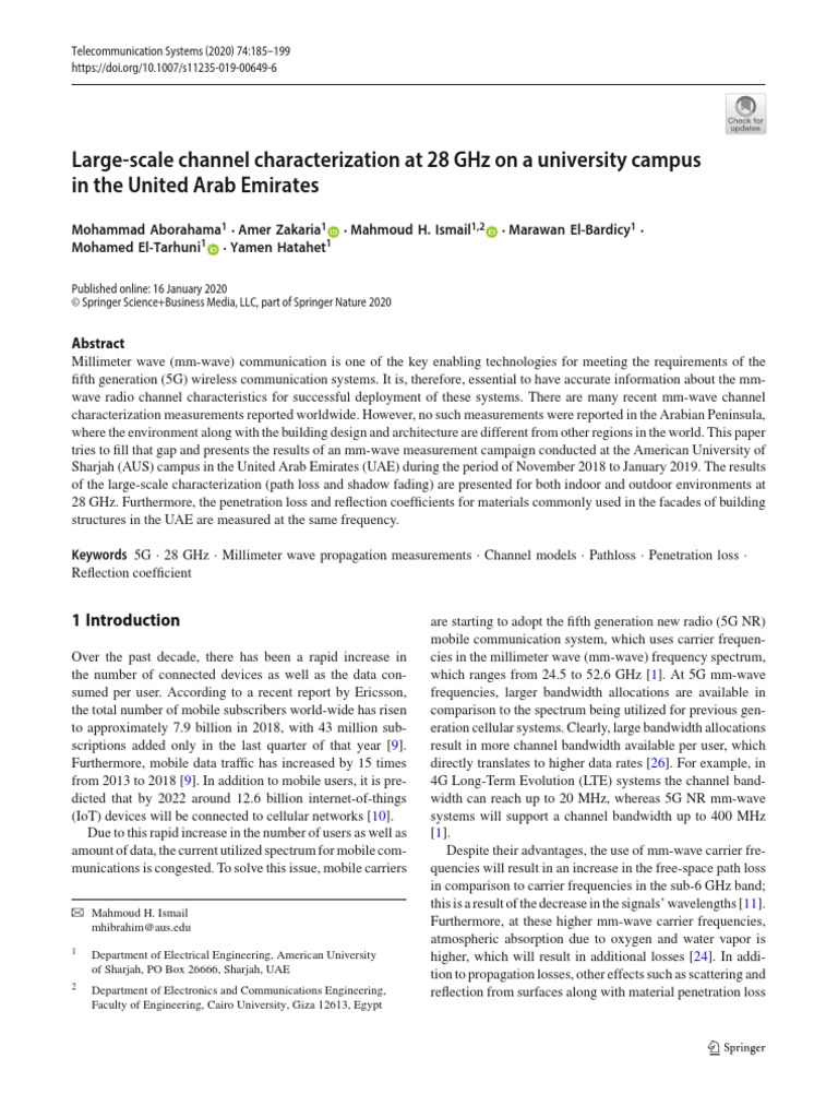 Large-Scale Channel Characterization at 28 GHZ On A University Campus ...