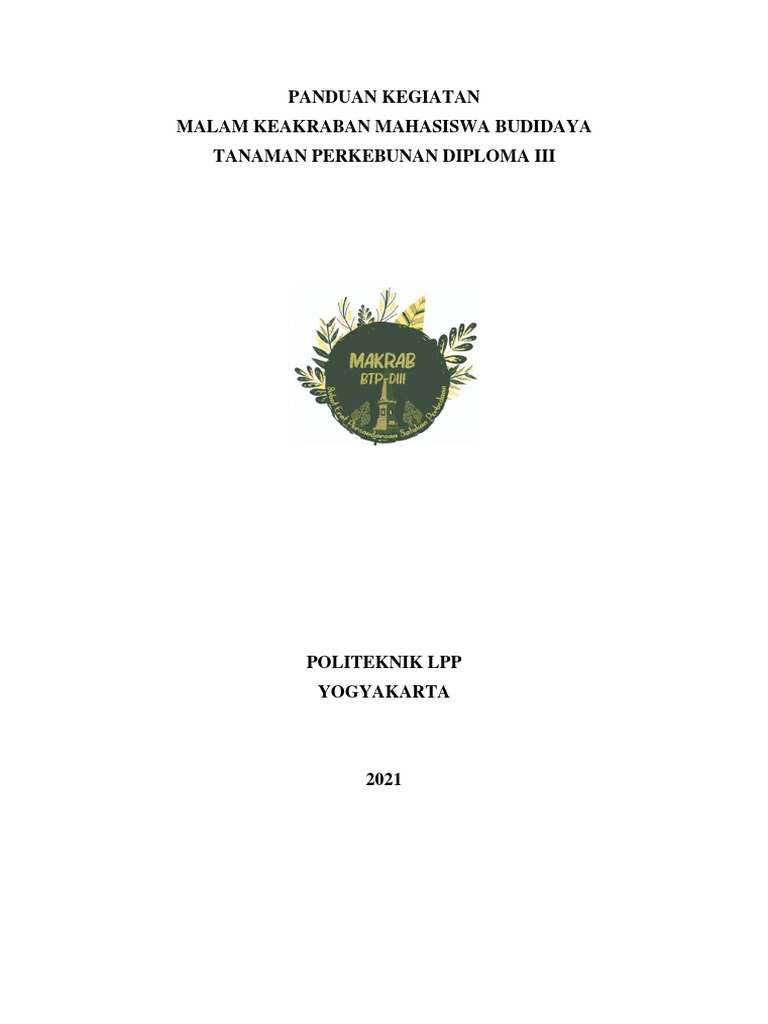 Panduan Makrab 2021 | PDF
