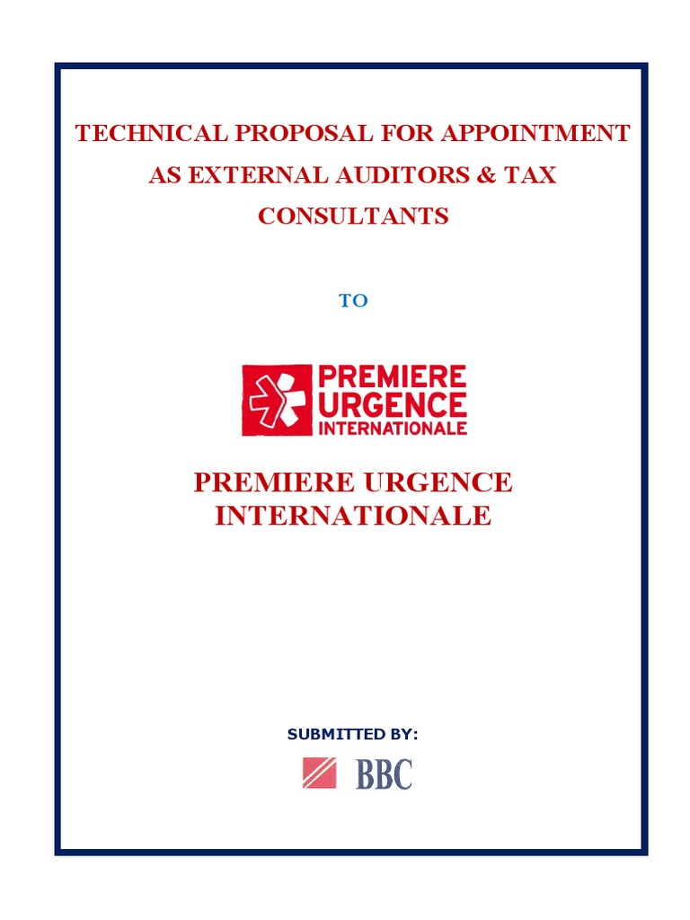 Pui Technical Proposal - 29.03.2021 | PDF | Accountant | Audit