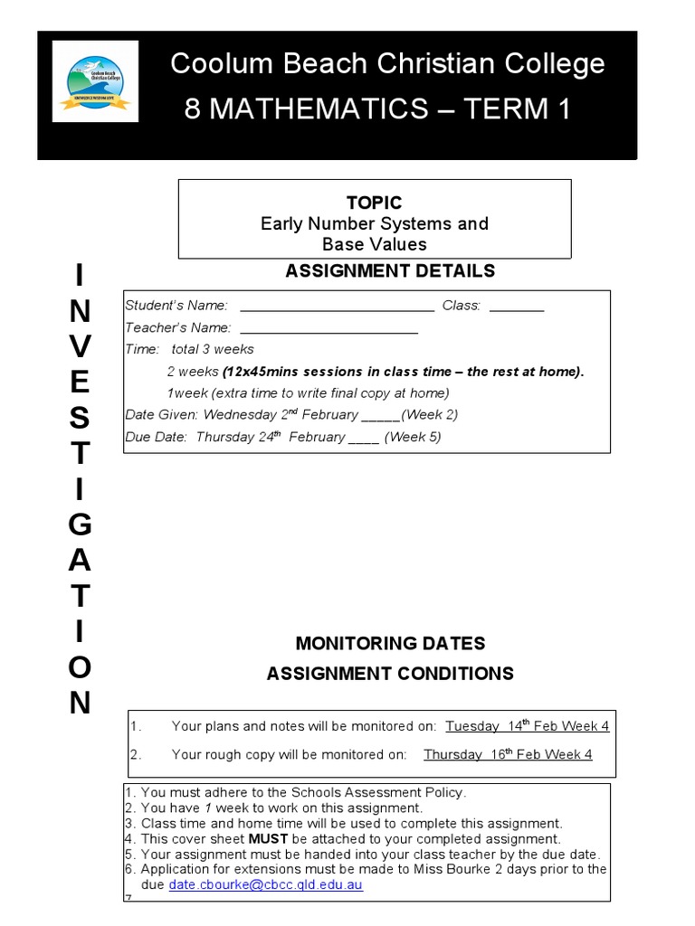 Year 8 Maths Term 12012 | PDF | Numbers | Question