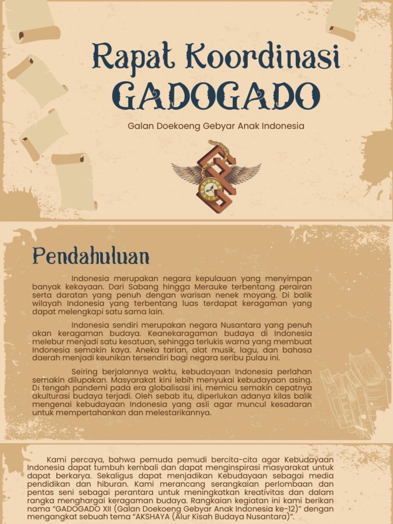 PPT Rakor Gado Gado PDF | PDF