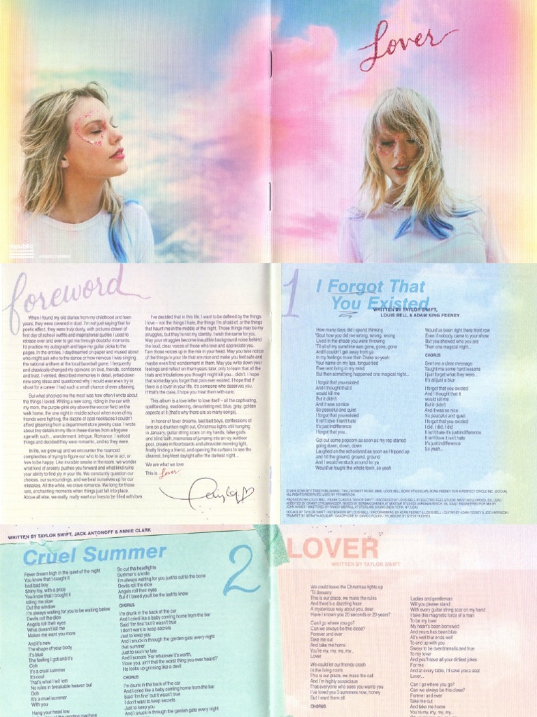 Lover Booklet | PDF