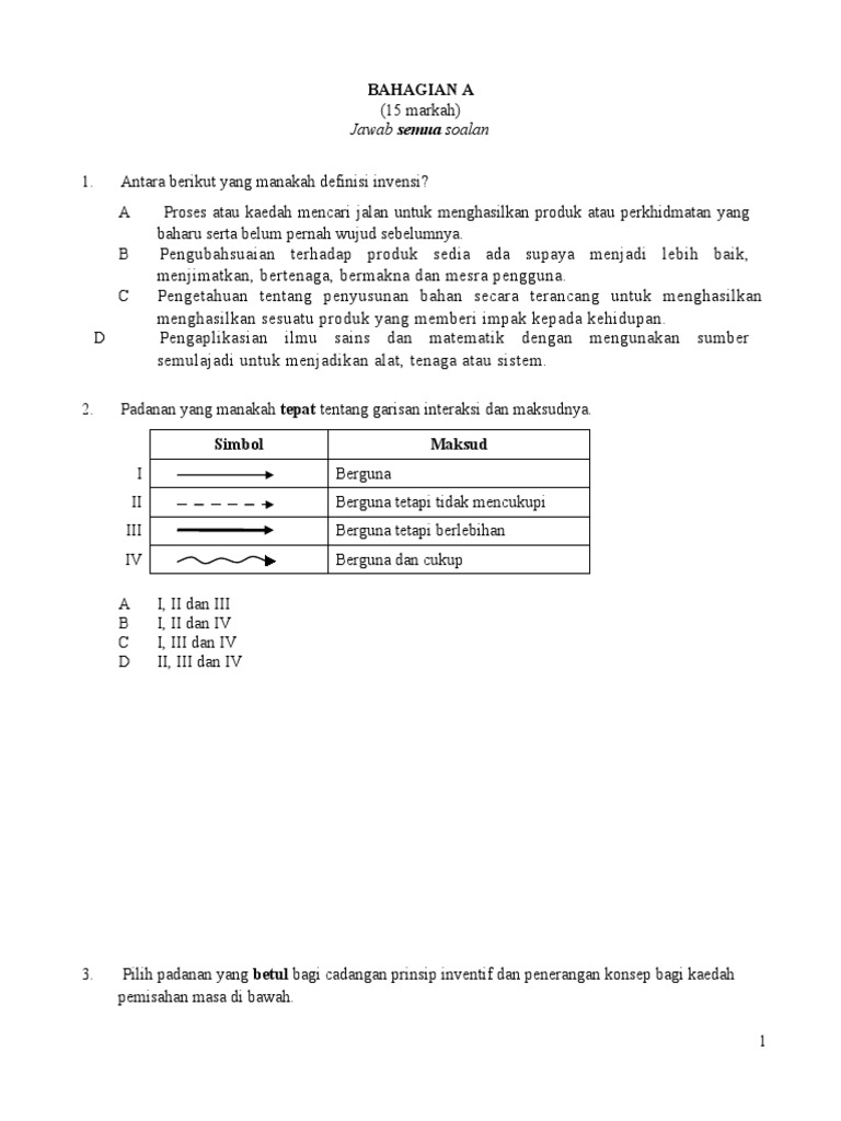 Upk 1 RBT Form 2 2020 | PDF