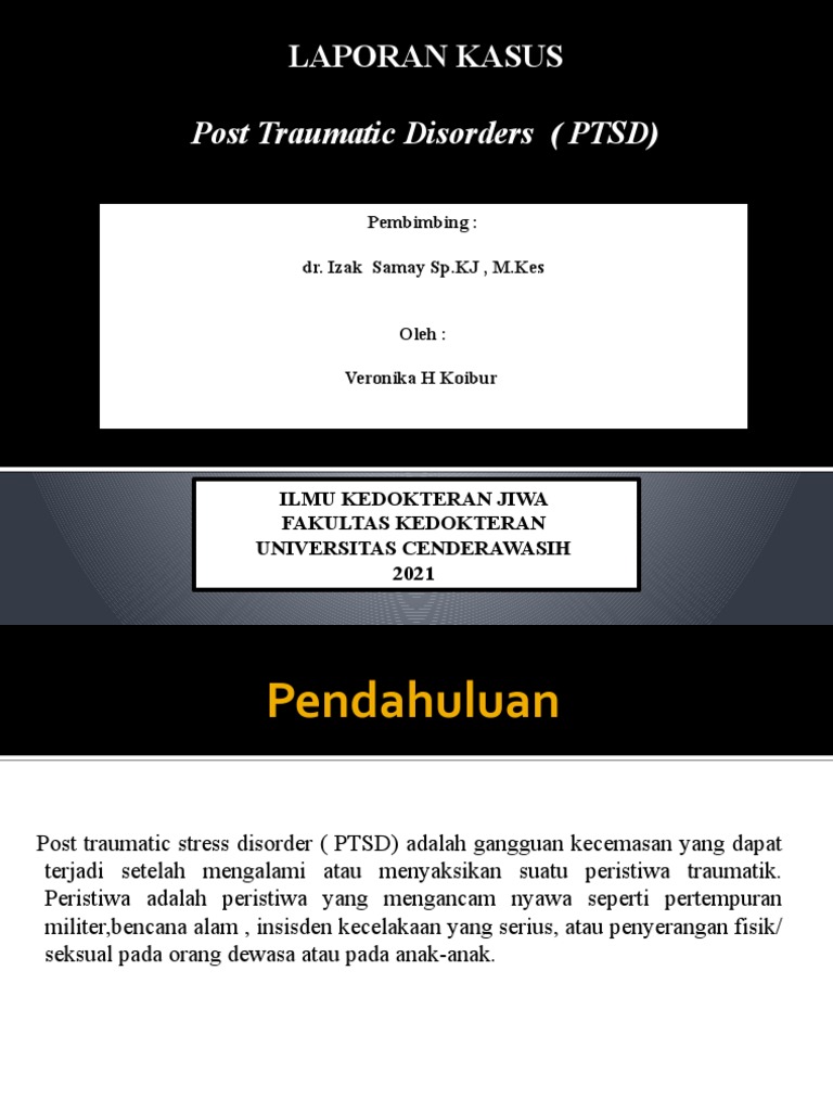 PTSD Case Study Report | PDF