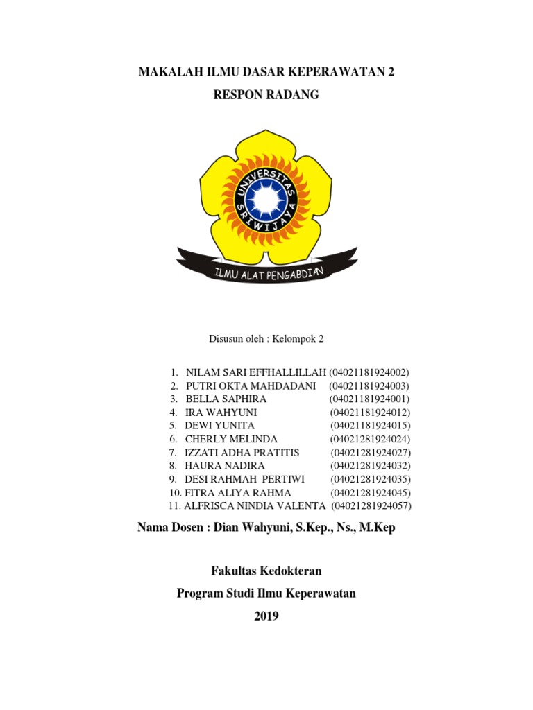 Makalah Idk 2 Kel 2 Inflamasi | PDF