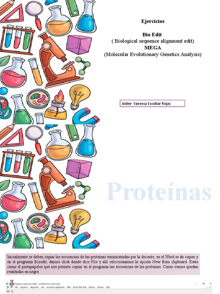 Ejercicio - Bioedit y Mega | PDF