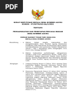 Contoh SK OPERATOR SIKS-NG (Desa Kel) | PDF