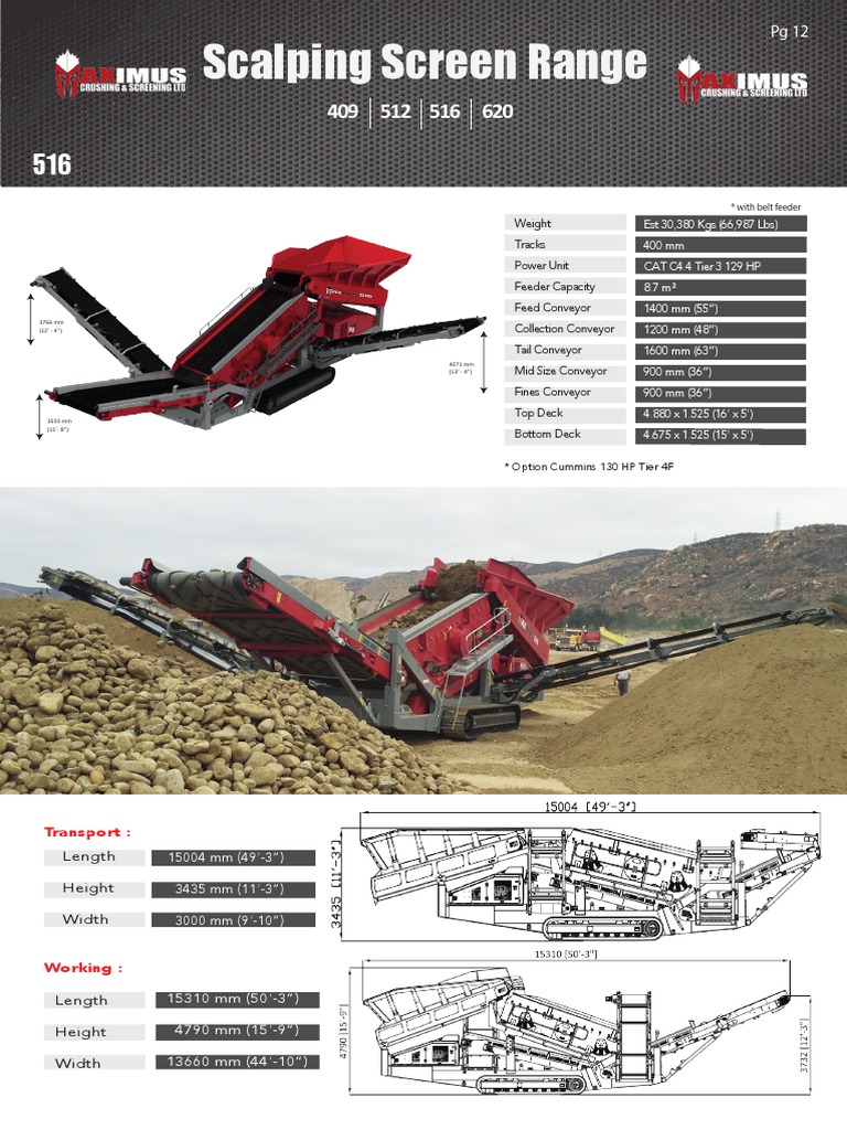 516 Scalping Screen Brochure | PDF