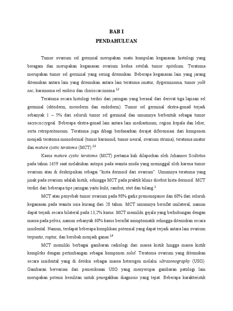 Dermoid Kista Ovarium | PDF