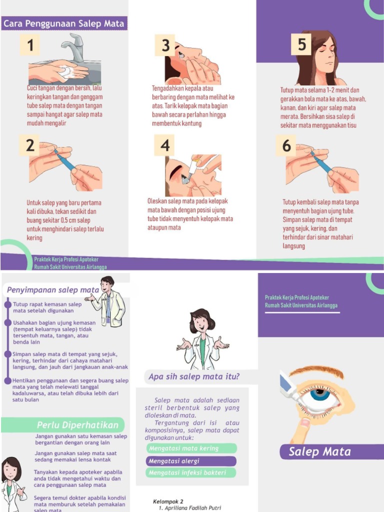Leaflet Salep Mata | PDF