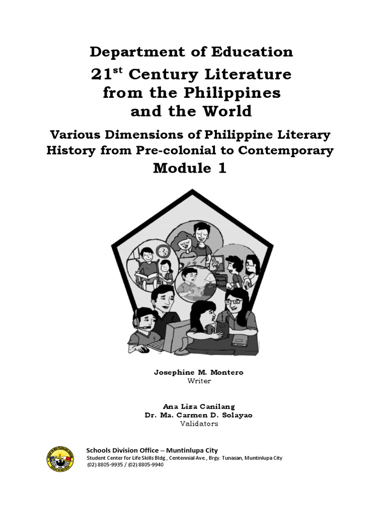 21 Century Literature From The Philippines and The World: Department of ...