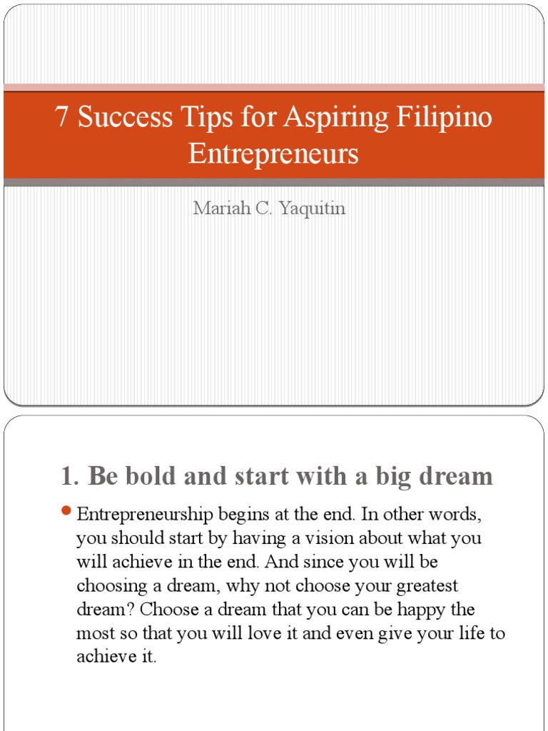 8 Successful Filipino Entreprenuers | PDF | Entrepreneurship | Pharmacy