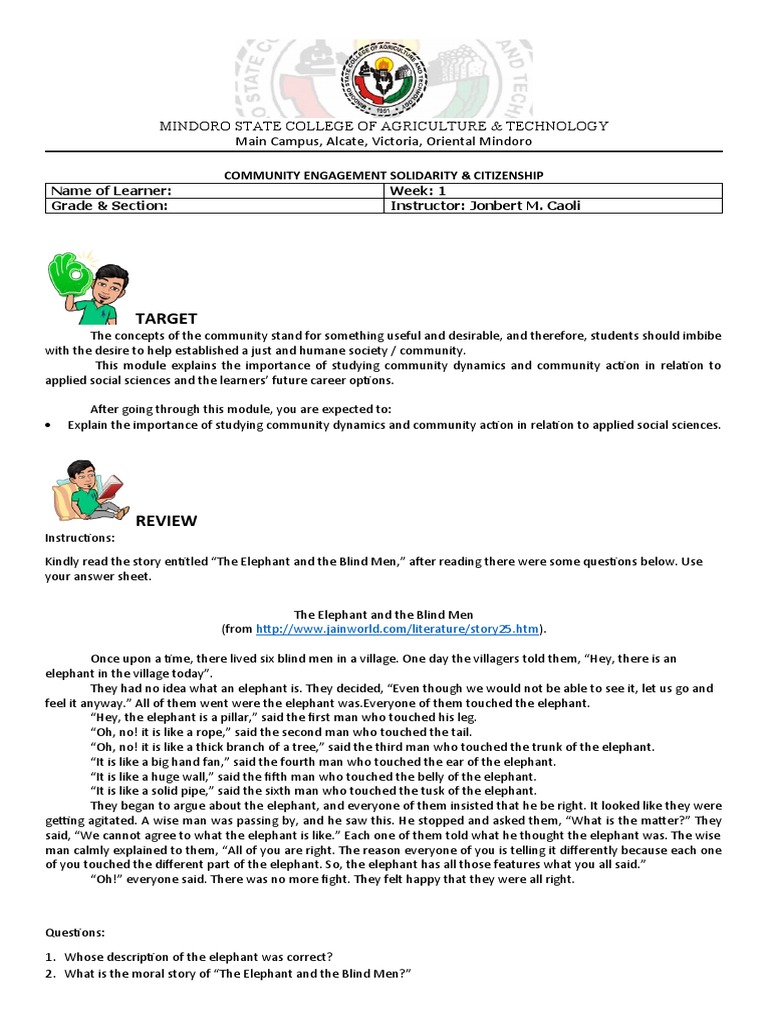 Target: Mindoro State College of Agriculture & Technology Main Campus, Alcate, Victoria ...