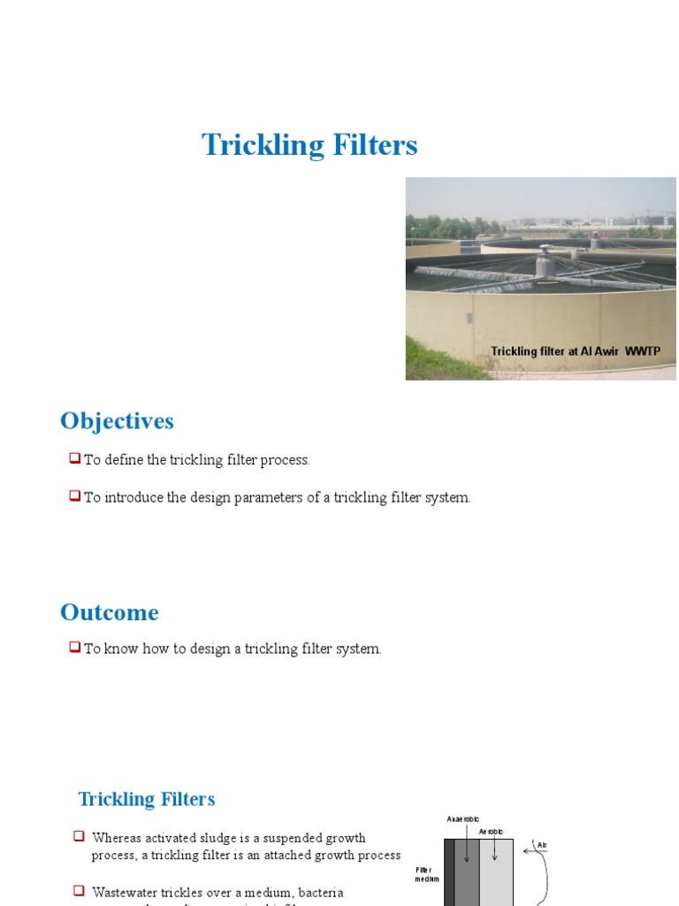 Trickling Filters: Trickling Filter at Al Awir WWTP | PDF | Sewage ...