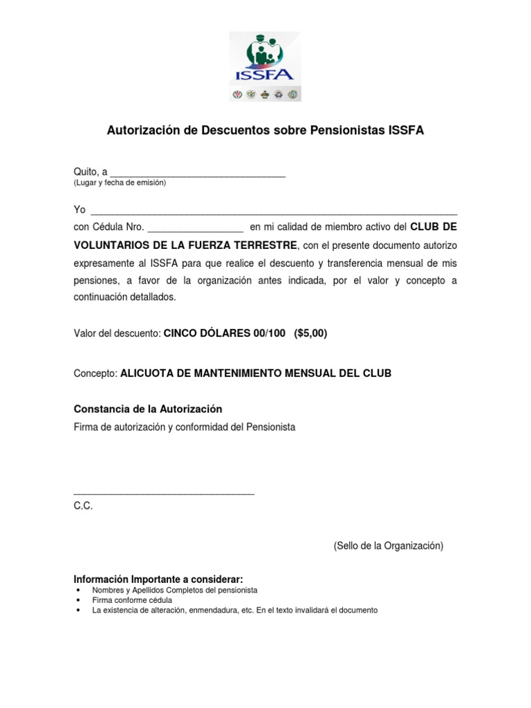 Formato ISSFA Pasivos | PDF