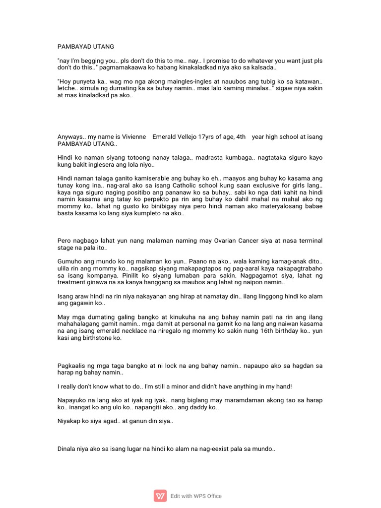 Pambayad Utang | PDF