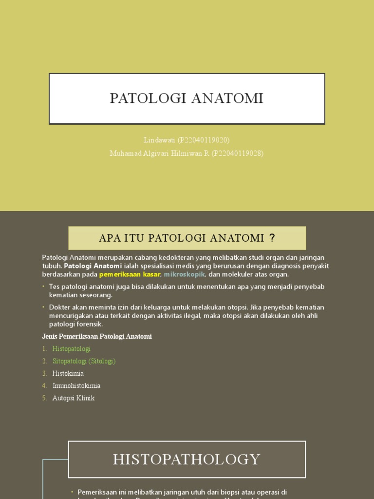 Patologi Anatomi | PDF