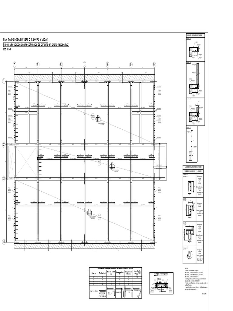 Plano de Estructura 1 | PDF