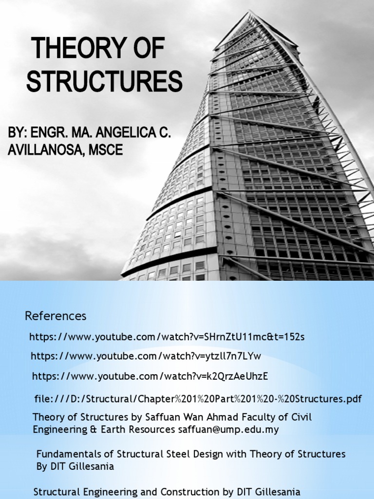 Theory of Structures: By: Engr. Ma. Angelica C. Avillanosa, Msce | PDF ...