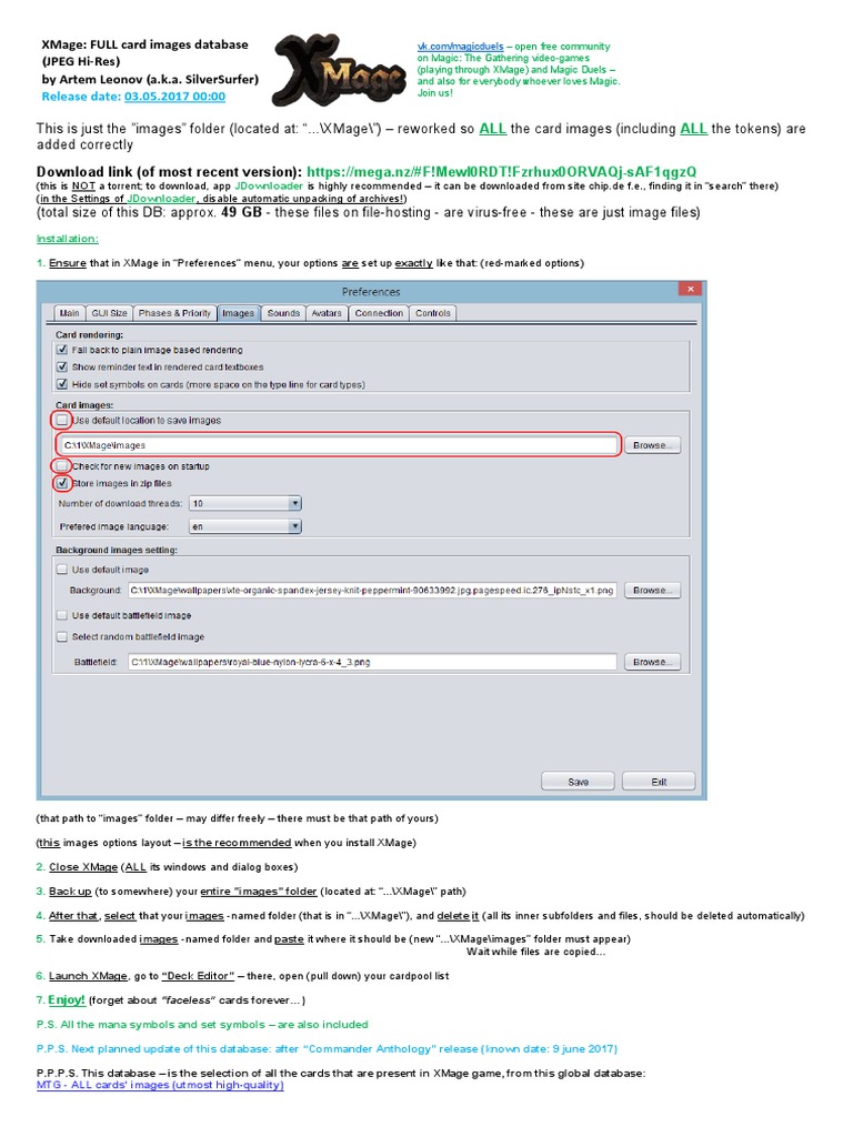 XMage - FULL Card Images Database (JPEG Hi-Res) | PDF
