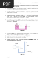 Manometer Problems Worksheet - Answers | PDF | Pressure Measurement ...