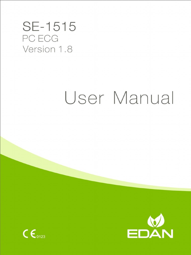 Edan Se-1515 - Um | PDF | Electromagnetic Interference | Personal Computers
