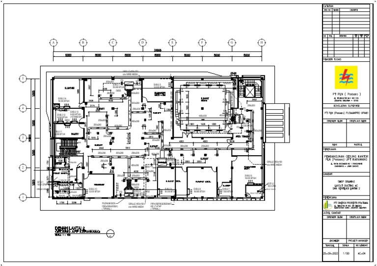 Shop Drawing Ac & Ducting LT 2 | PDF