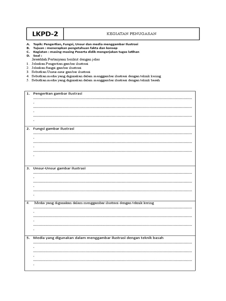 LKPD 2 Ilustrasi | PDF | Komputer