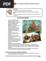 Lesson 3 Spanish Colonial Period in Philippine Literature | PDF ...