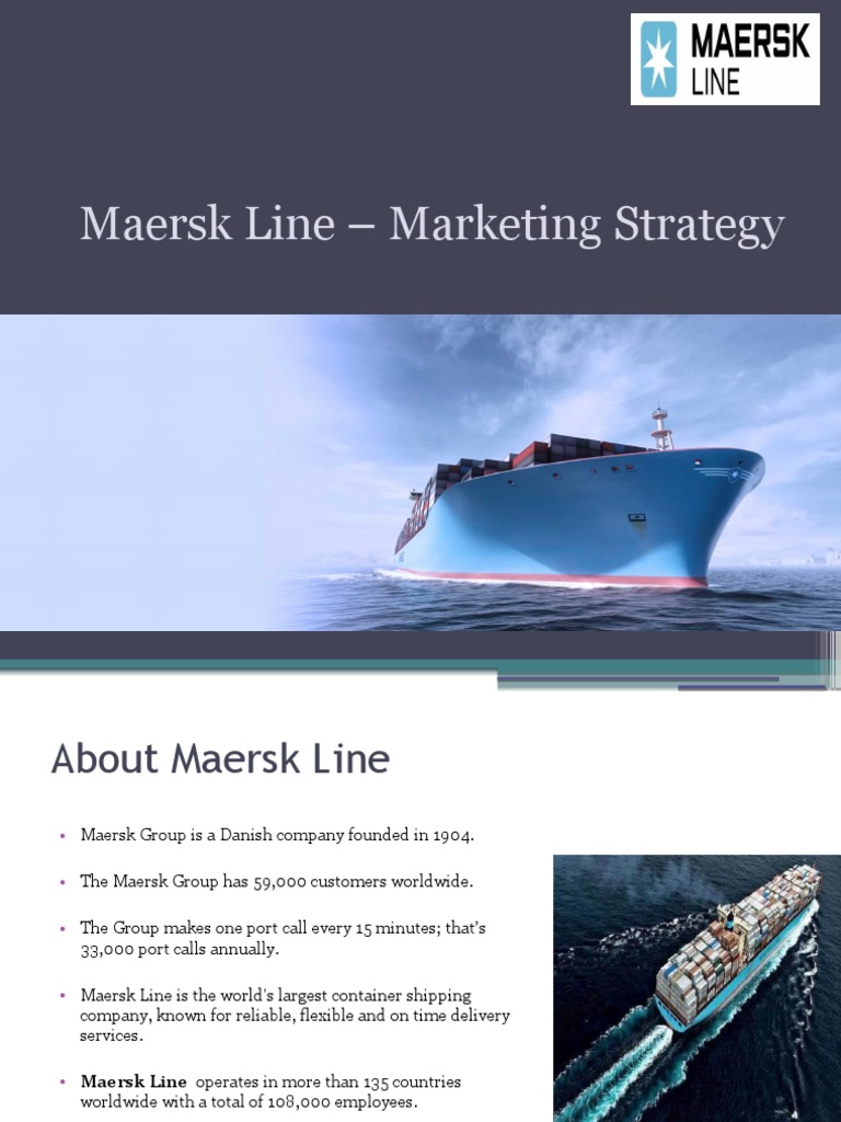 Powerpoint On Mearsk Line | PDF | Marketing | Economies