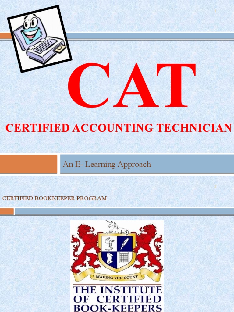 Certified Accounting Technician: An E-Learning Approach | PDF ...