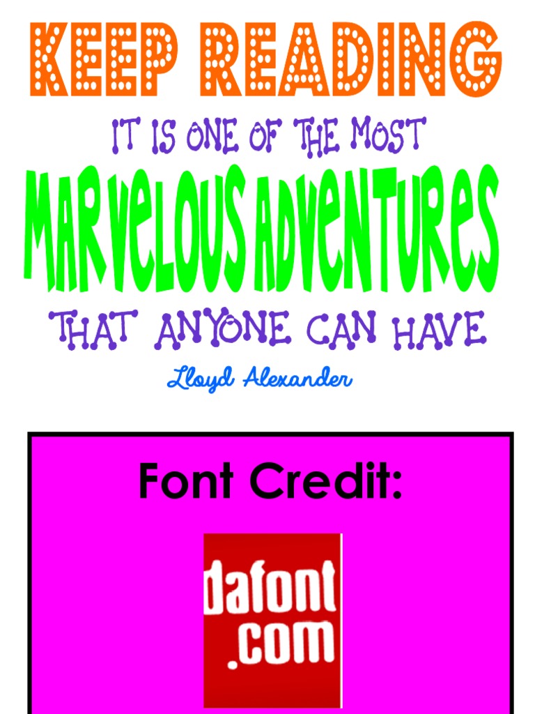 Inspirational Reading Quote Poster | PDF