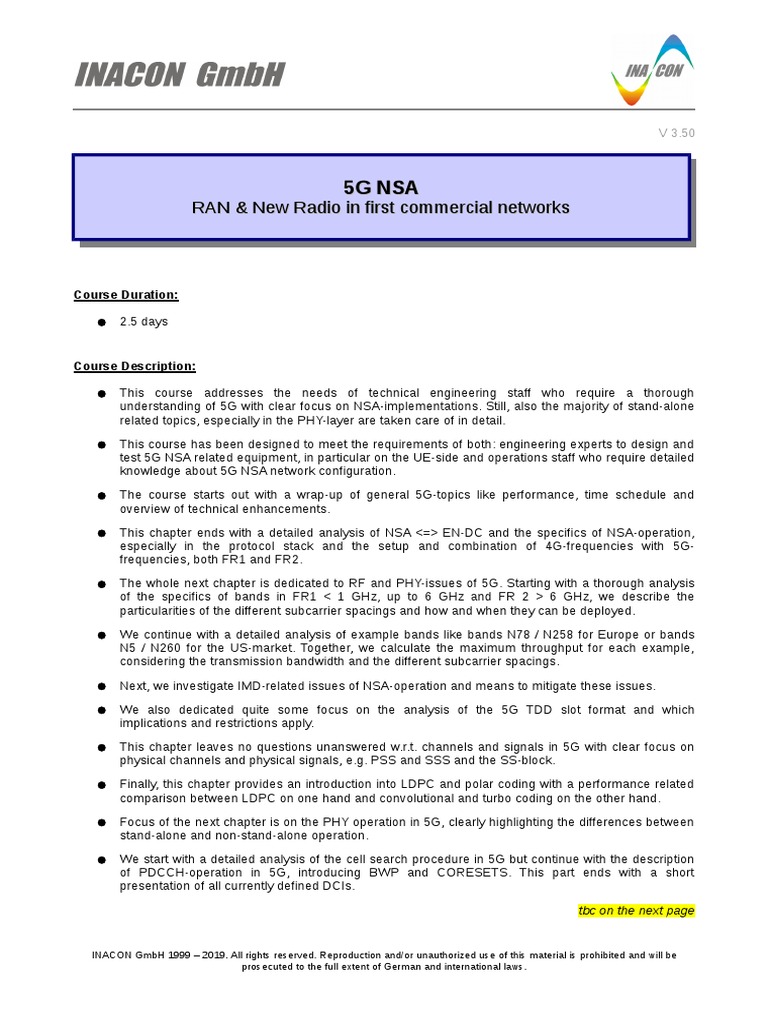 5G RAN and New Radio in First Commercial Networks - V350 | PDF | Radio | Electronics