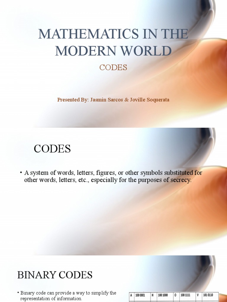 Understanding Binary and Codes | PDF