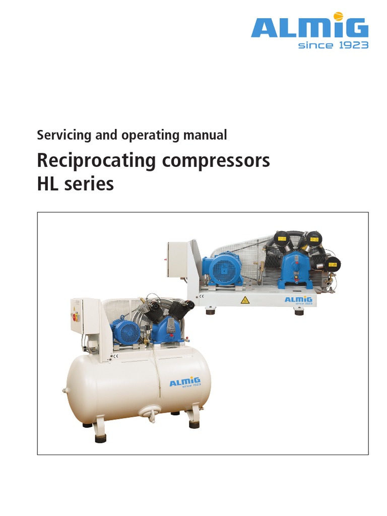 Almig HL Range Operating Manual | PDF | Valve | Belt (Mechanical)
