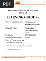 Configuring and Administering Server | PDF | Domain Name System | Server (Computing)