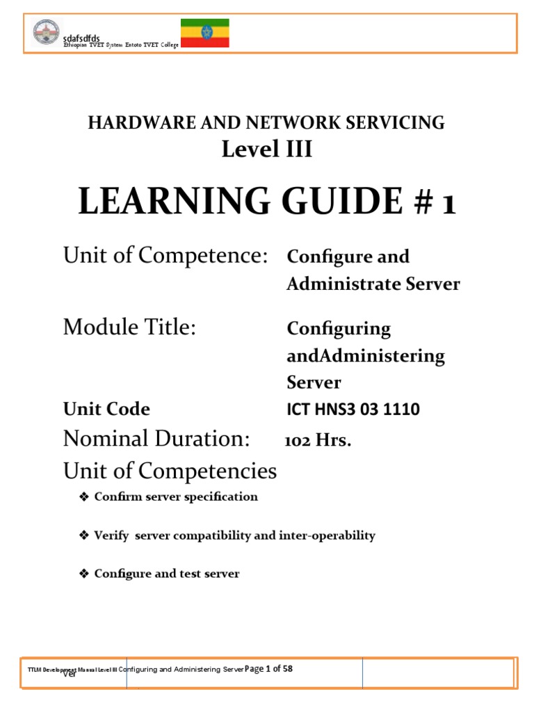 Configuring and Administering Server | PDF | Server (Computing) | Computer Network