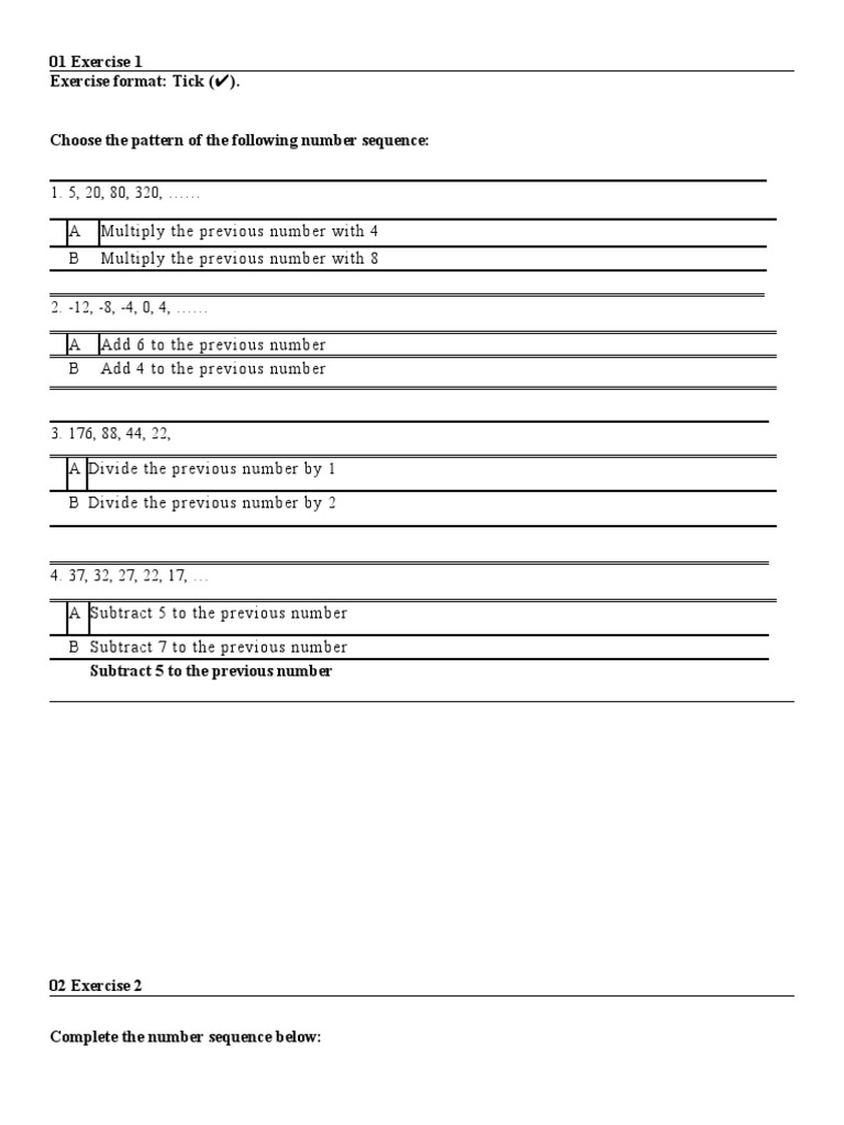FORM 2 BAB 1 BI Question | PDF | Teaching Mathematics