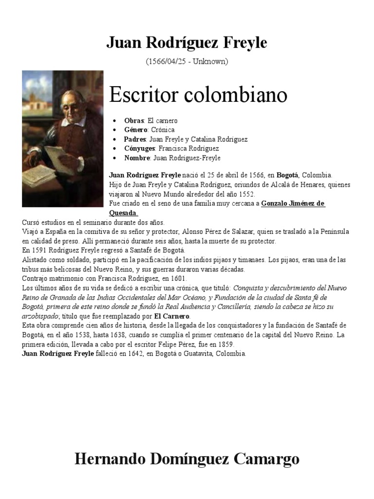 Escritores Destacados de La Época Colonial | PDF | Poesía | Religión y ...