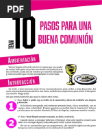 Pasos para una buena comunión | PDF | Religión y espiritualidad