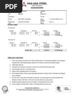 #1. BOQ For Steel Structures | PDF