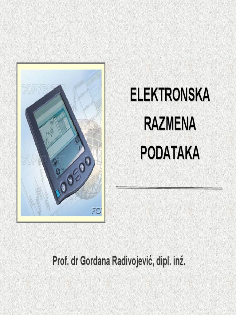 4 Elektronska Razmena Podataka PP | PDF