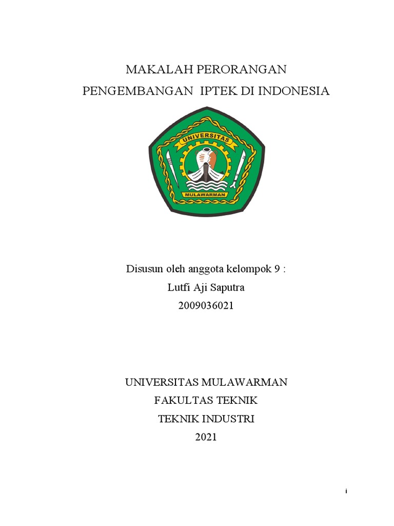 Makalah Pengembangan IPTEK | PDF