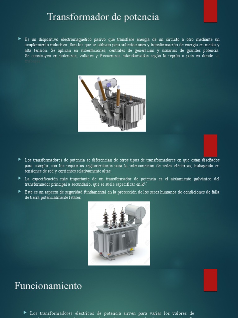 Transformador de Potencia | PDF | Transformador | Energia electrica